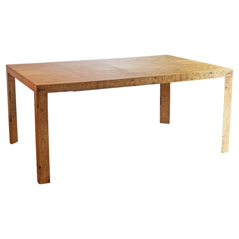 Burlwood Dunbar Parsons Dining Table For Sale at 1stDibs