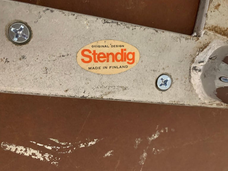 Milo Baughman Style Burlwood Desk Or Table By Stendig-Finland at 1stDibs