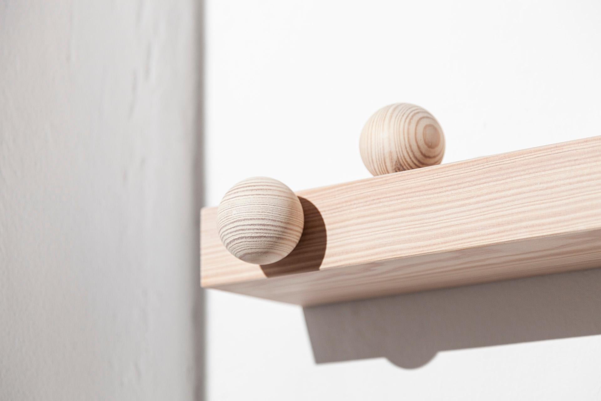 Burly, Natural Pine Wood Coat Hanger by João Xará Handmade in Portugal ...
