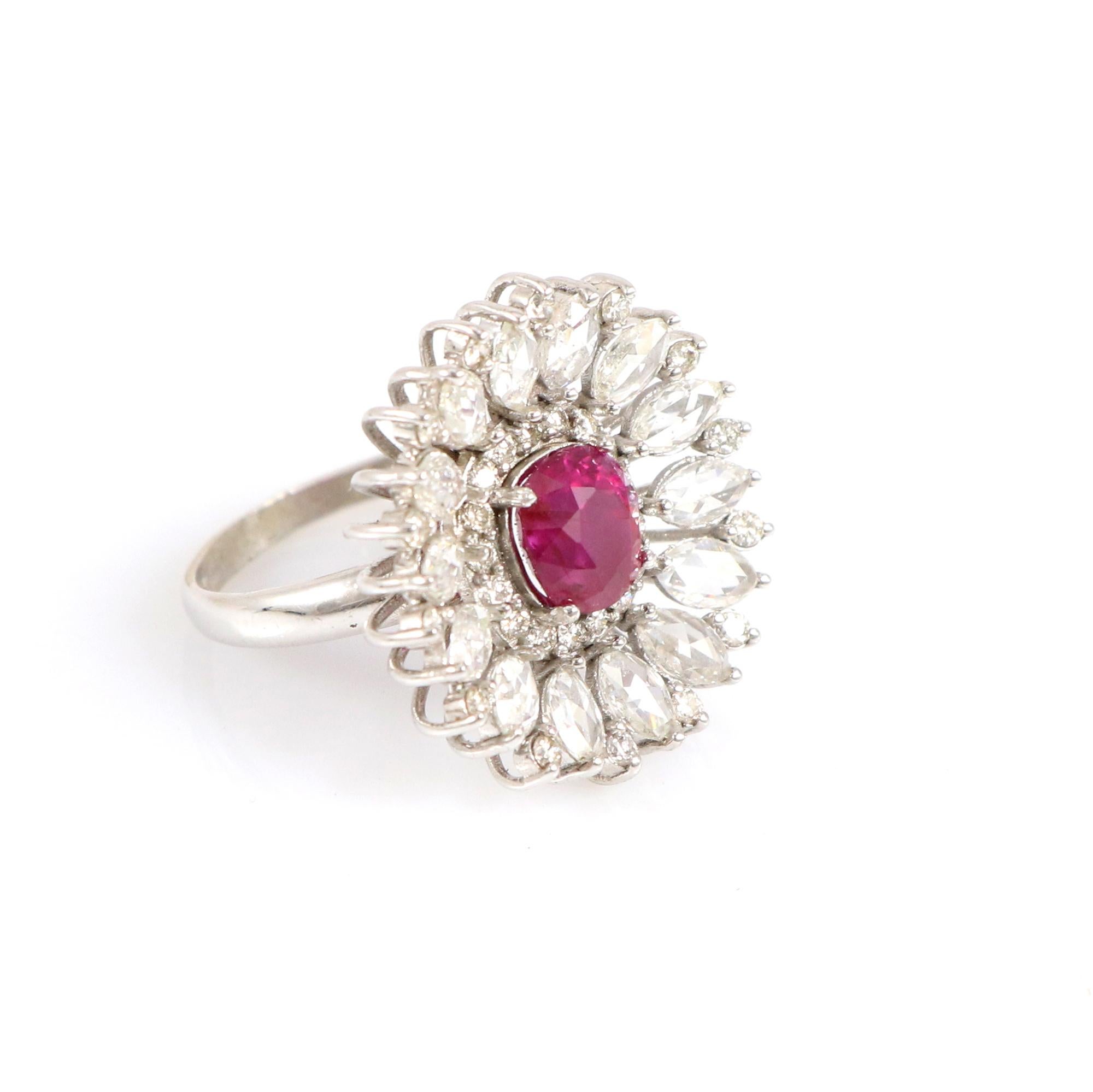 Burma Ruby Ring 0157 For Sale at 1stDibs