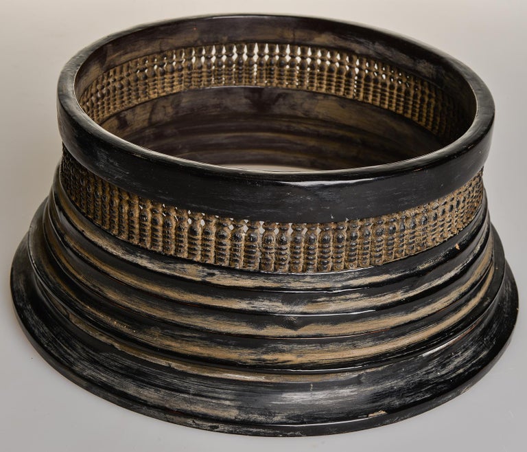 Burmese Black Lacquered Temple Offering Box at 1stDibs | temple ...