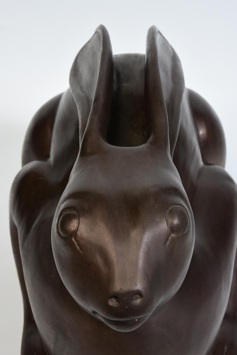 Burmese Bronze Rabbit For Sale at 1stDibs