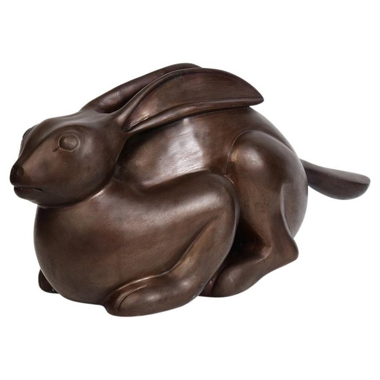Burmese Bronze Rabbit For Sale at 1stDibs