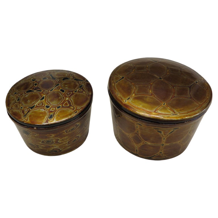 Burmese Lacquer Box Set at 1stDibs