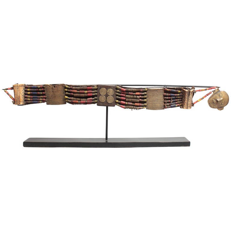 Burmese Naga Tribe Ceremonial Belt, Late 19th Century at 1stDibs