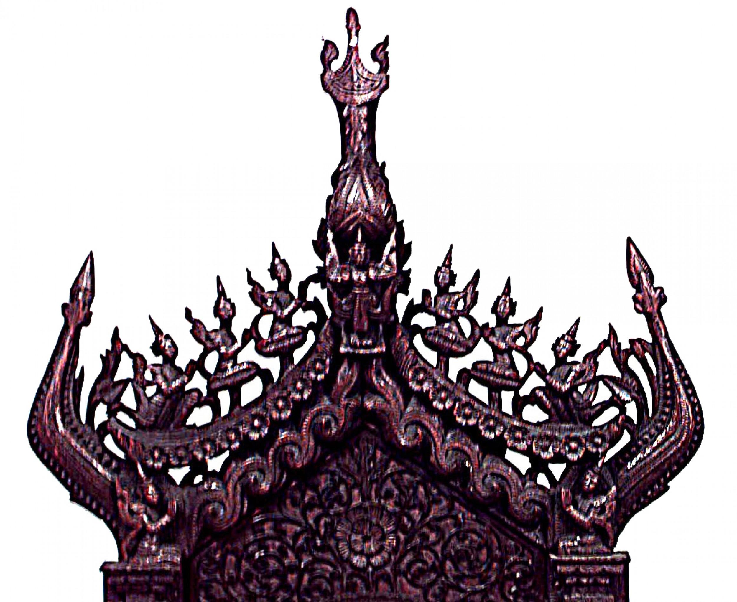 Burmese Rosewood Grandfather Clock For Sale at 1stDibs