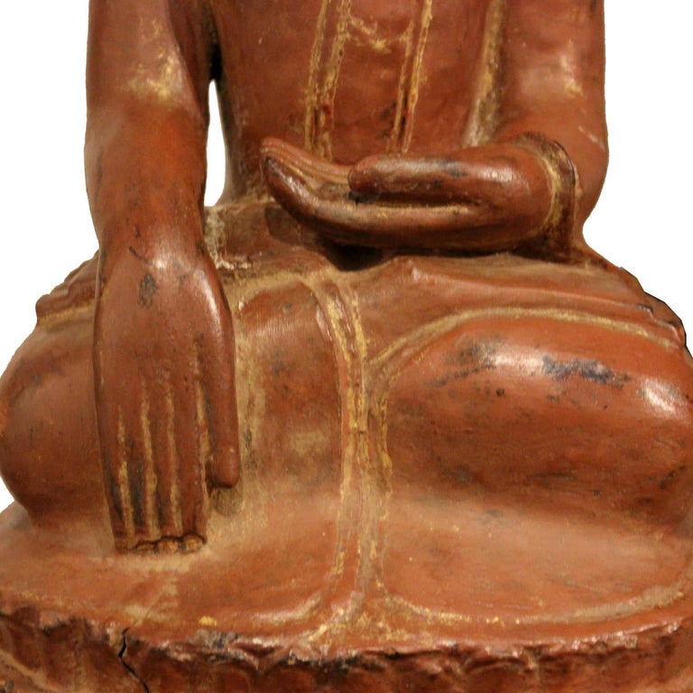 Burmese Sitting Monk at 1stDibs