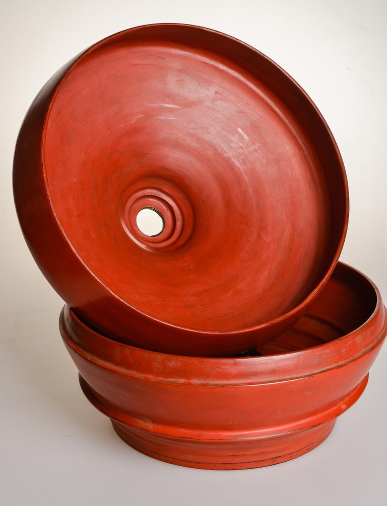 Burmese Temple Offering Red Box "Hsunok", Vintage at 1stDibs
