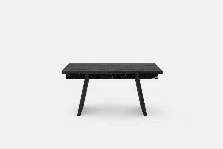 Laws of Motion Desk in Solid Burn Wood, Home Office Writing Desk, Joel ...