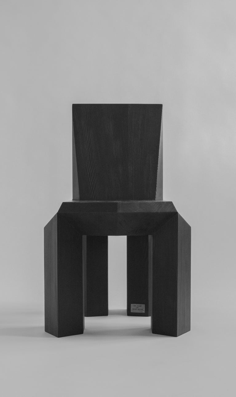 Burned Ode Chair by Sizar Alexis For Sale at 1stDibs