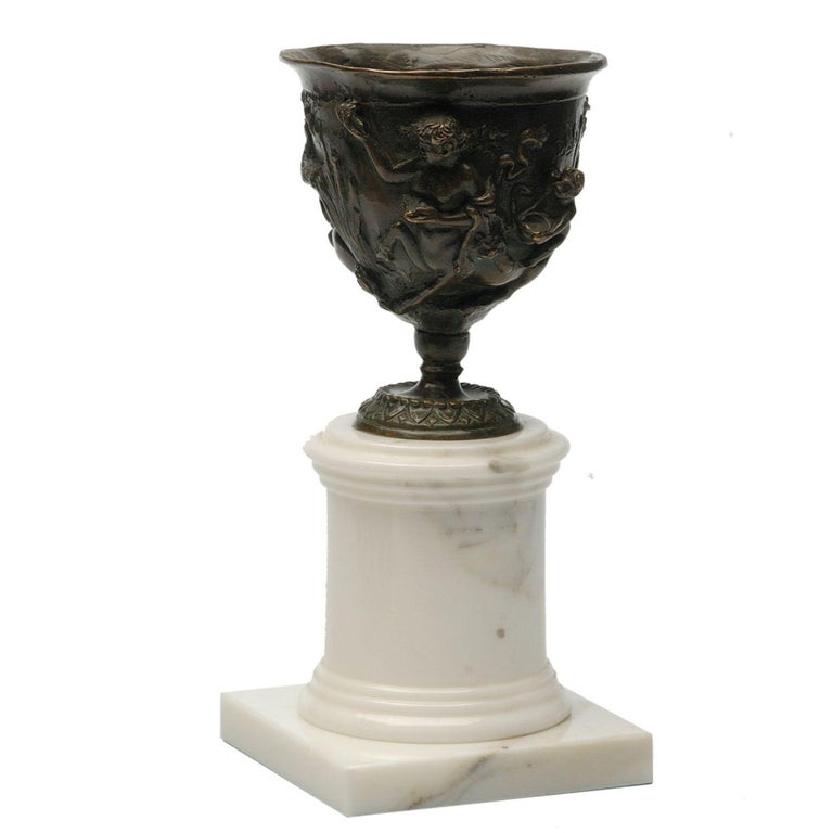 Hercules Burnish brass cup For Sale at 1stDibs