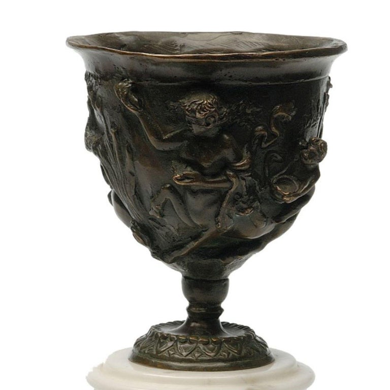 Hercules Burnish brass cup For Sale at 1stDibs