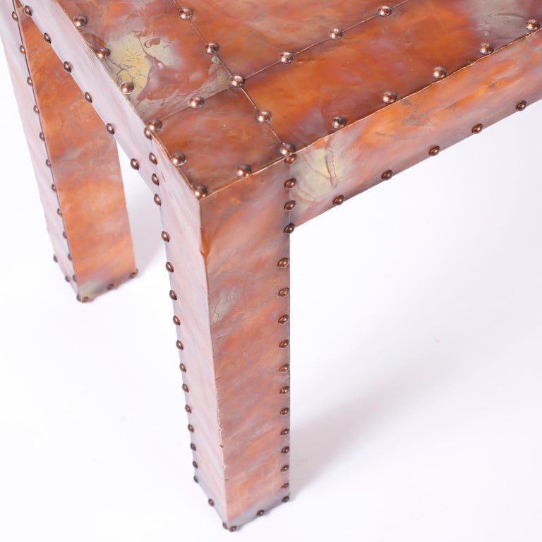 Burnished Copper Console Table For Sale at 1stDibs | burnished copper ...