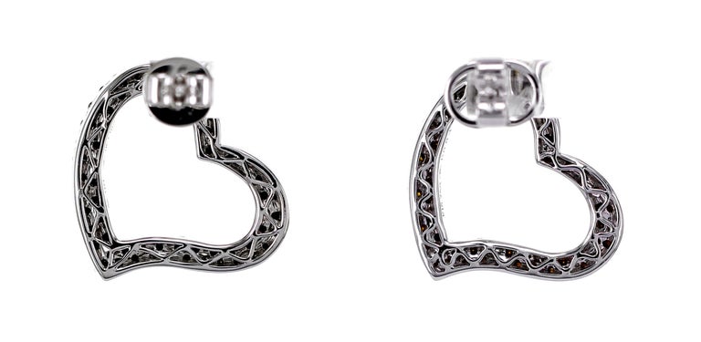 Burnt Color Diamond and Black Color Diamond Natural Earring For Sale ...