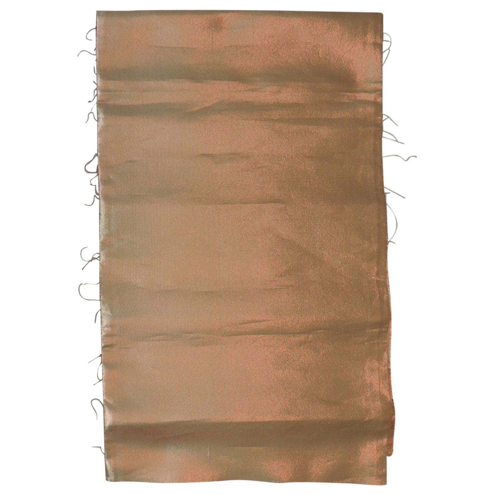 Silk Cut Velvet Burnt Orange Obi Textile For Sale at 1stDibs