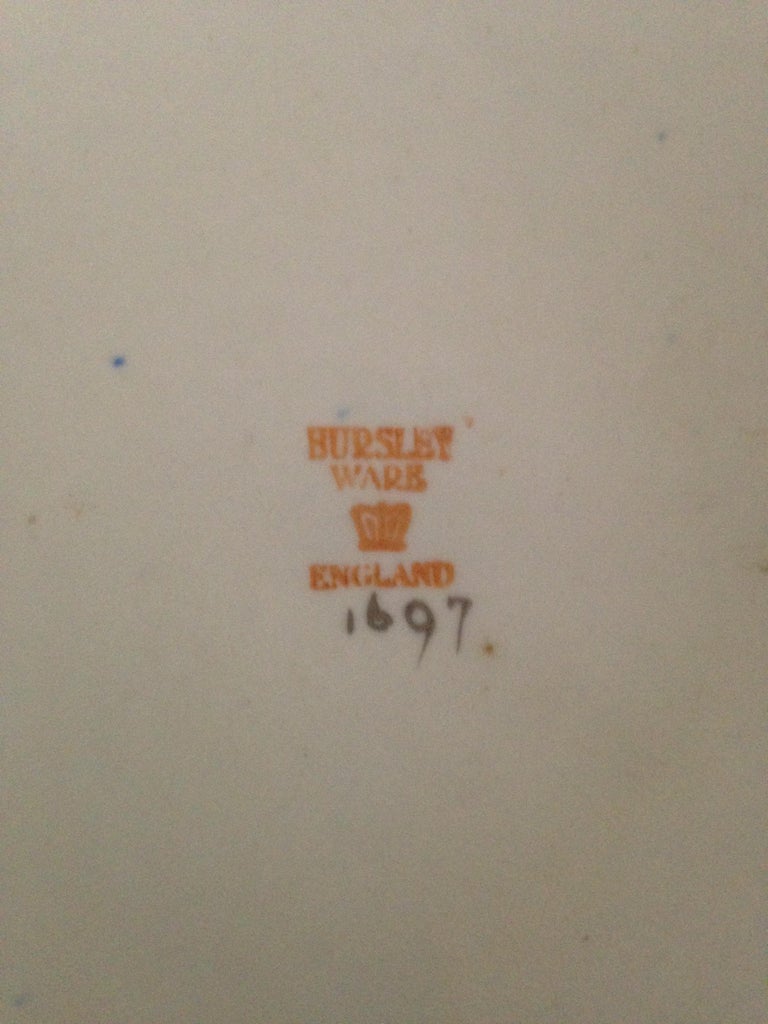 English Colourful Bursley Ware Art Deco Charger at 1stDibs