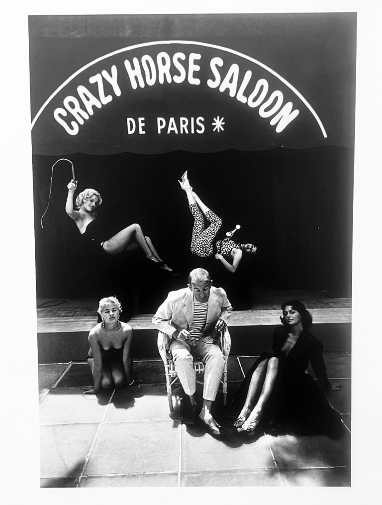 Burt Glinn – Crazy Horse Saloon Owner in Paris, France, Black and White ...