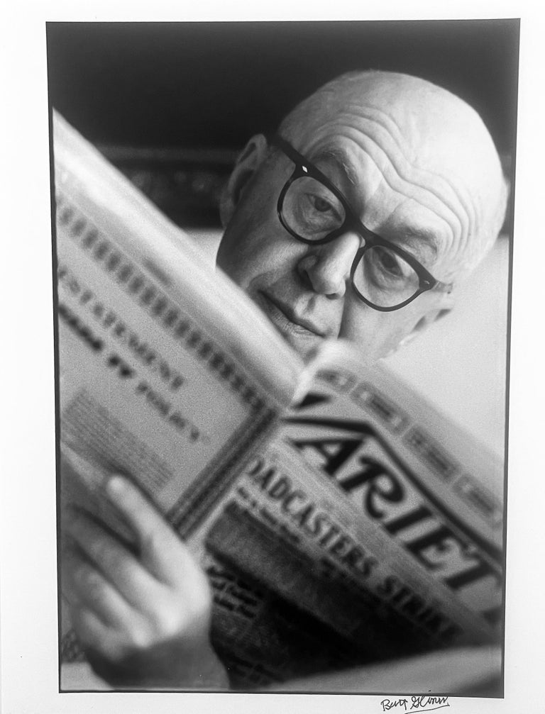 Burt Glinn - Director Otto Preminger, Black and White Photograph of ...