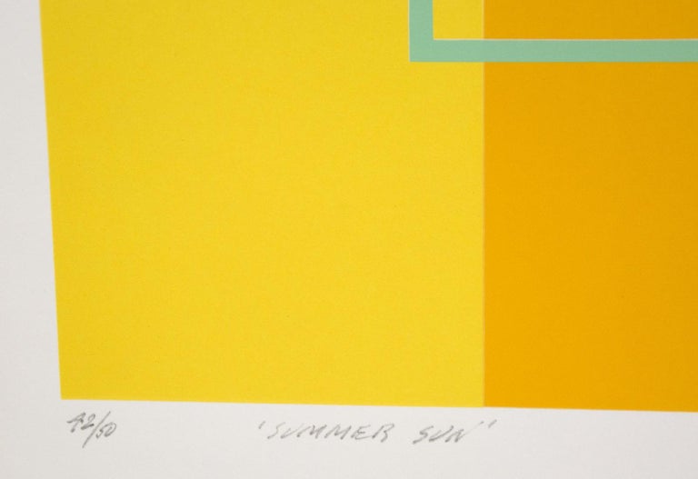 Burton Kramer - Summer Sun 42/50 - bright, geometric pattern ...