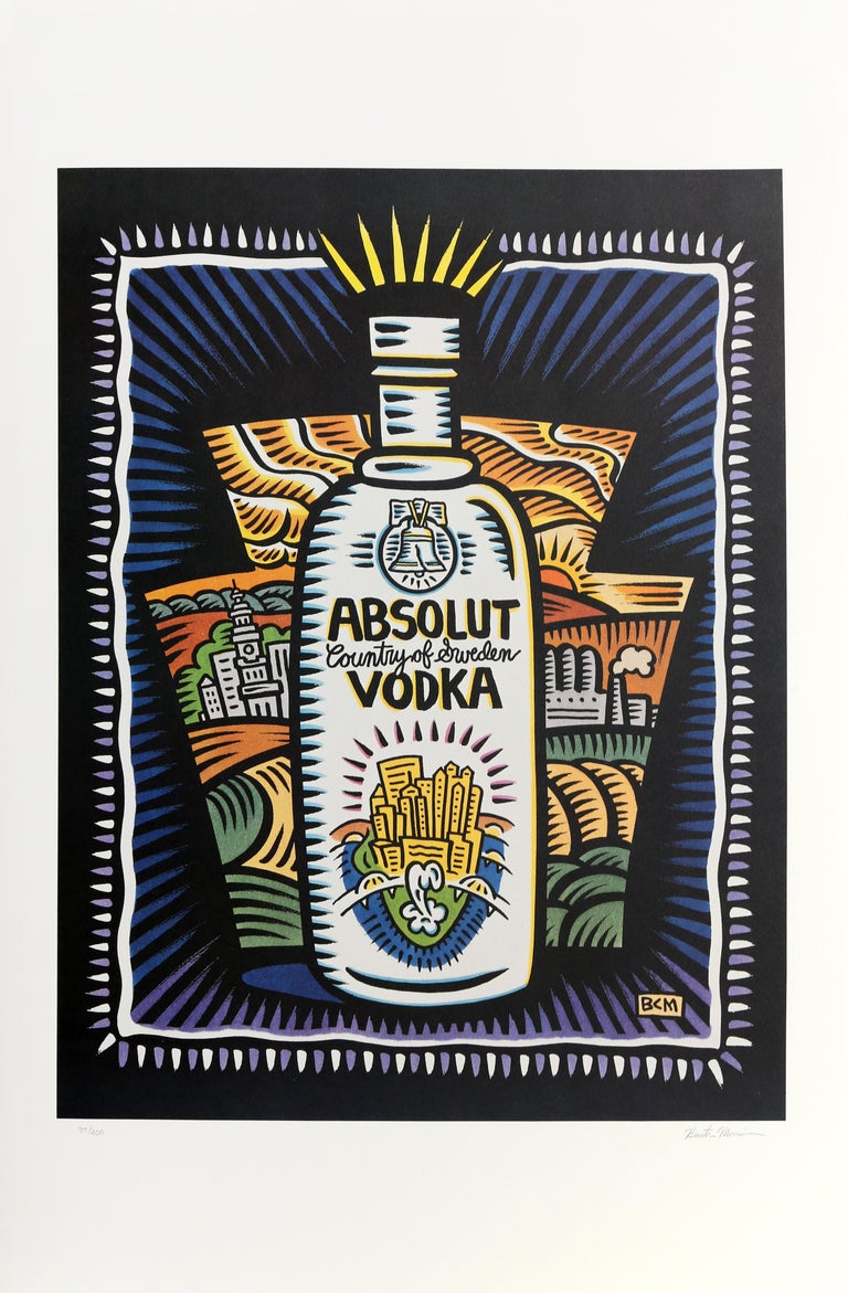 Burton Morris - Absolut Statehood: Pennsylvania, Lithograph by Burton ...