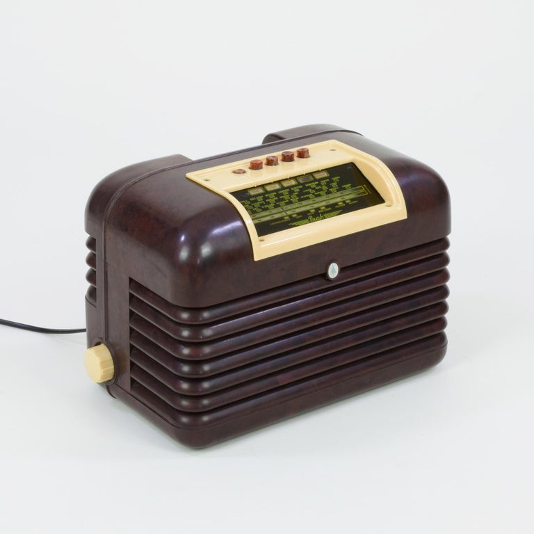 Bush DAC10 Valve/Tube Radio, 1950s Bakelite Art Deco Styling, in ...