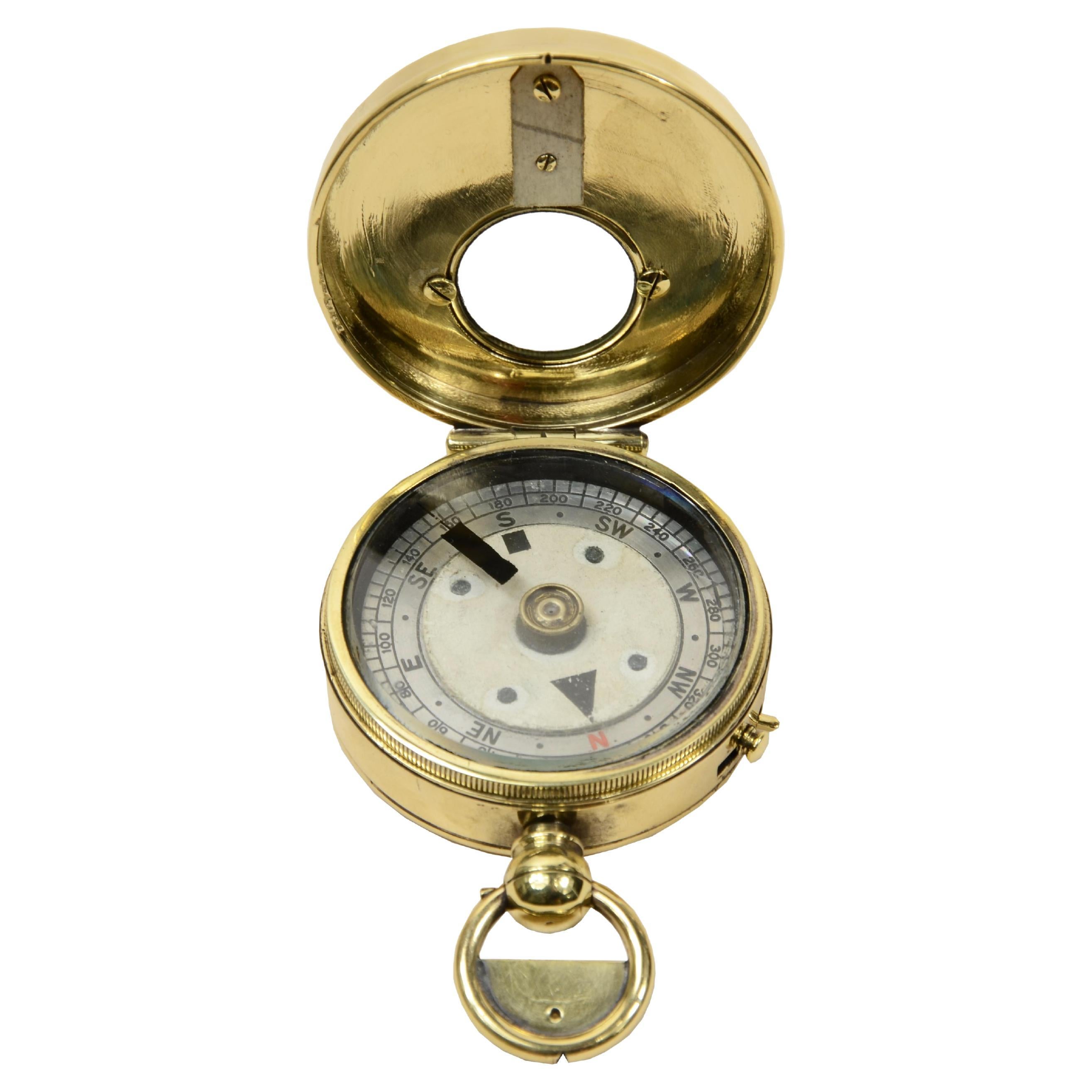 1920s Antique Brass Magnetic Pocket Compass Antique Nautical Objects at ...