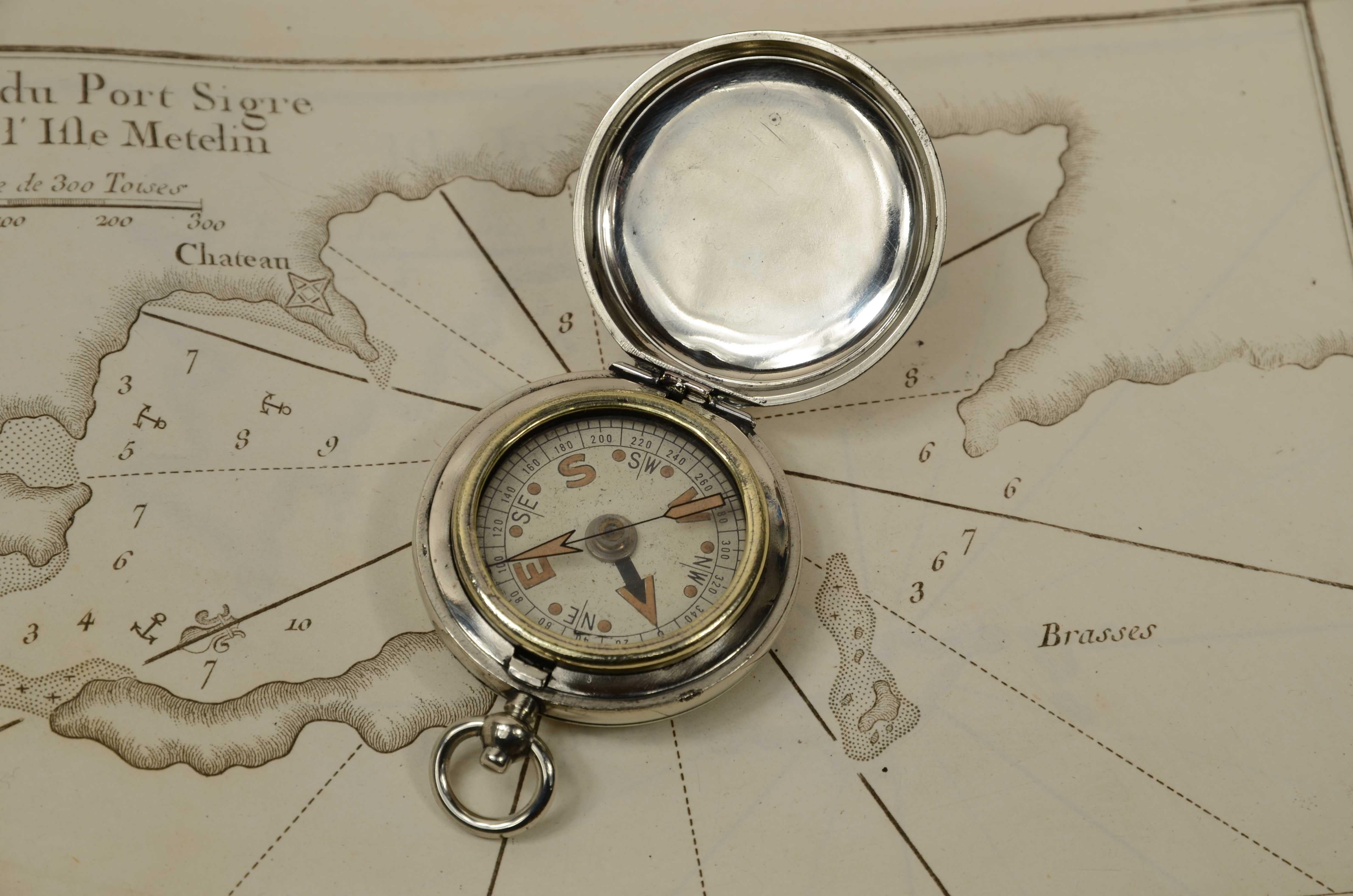 British aviation officer's pocket compass during the First War For Sale ...