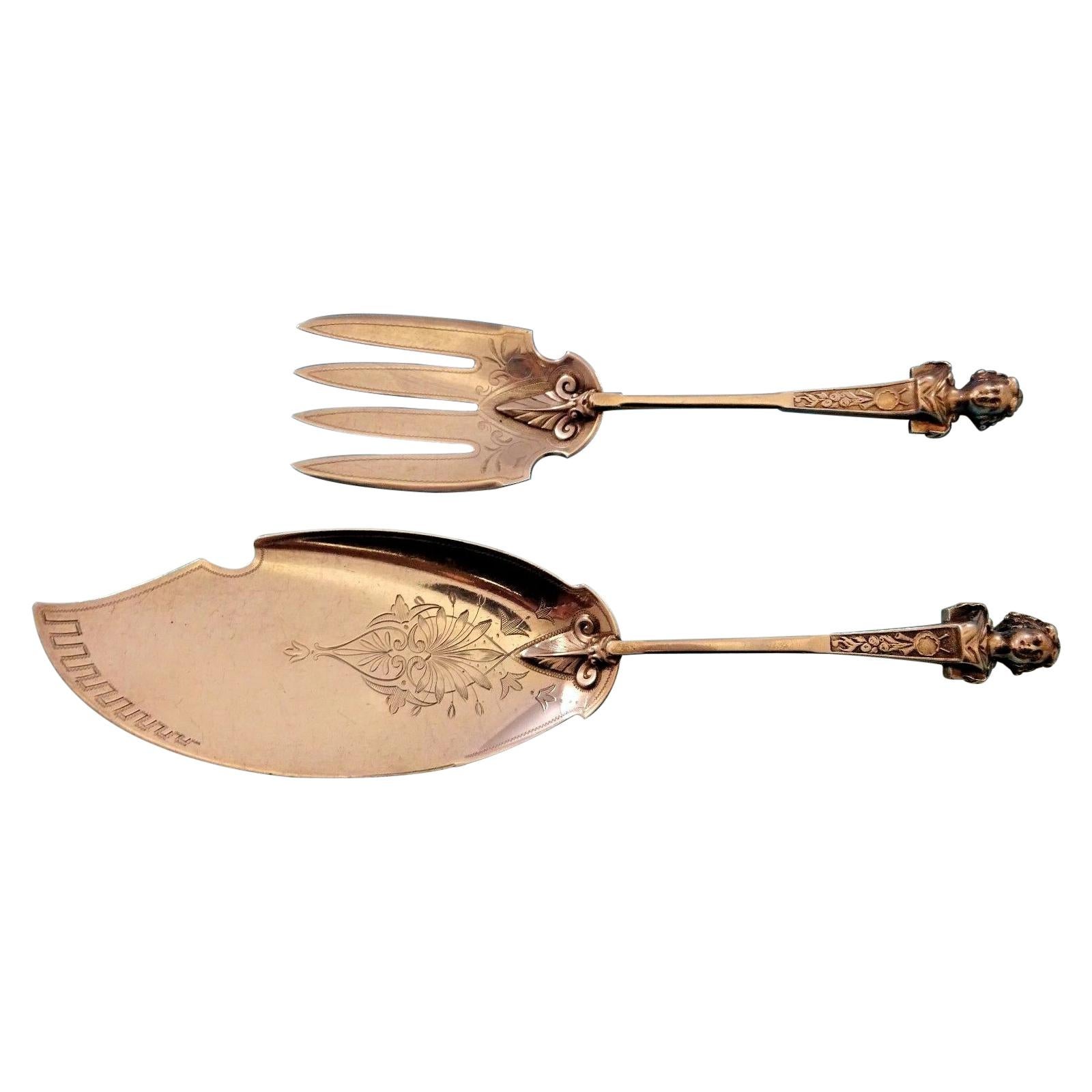 Saint Cloud by Gorham Sterling Silver Fish Serving Set 2-Piece Brite ...