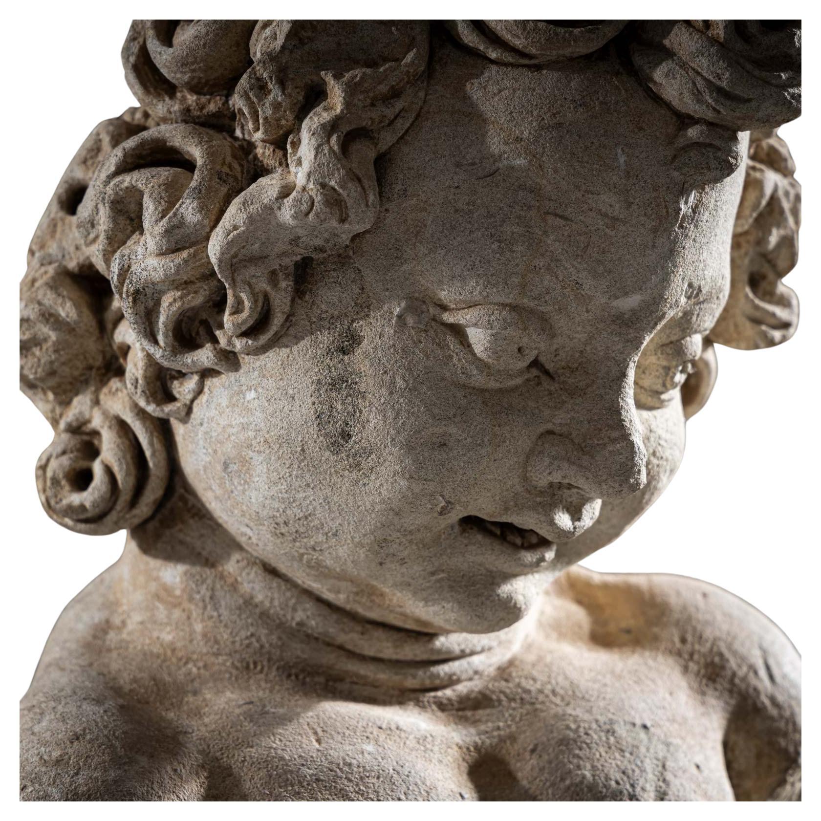 Bust of a youth, Germany, Franconia, 17th Century For Sale at 1stDibs