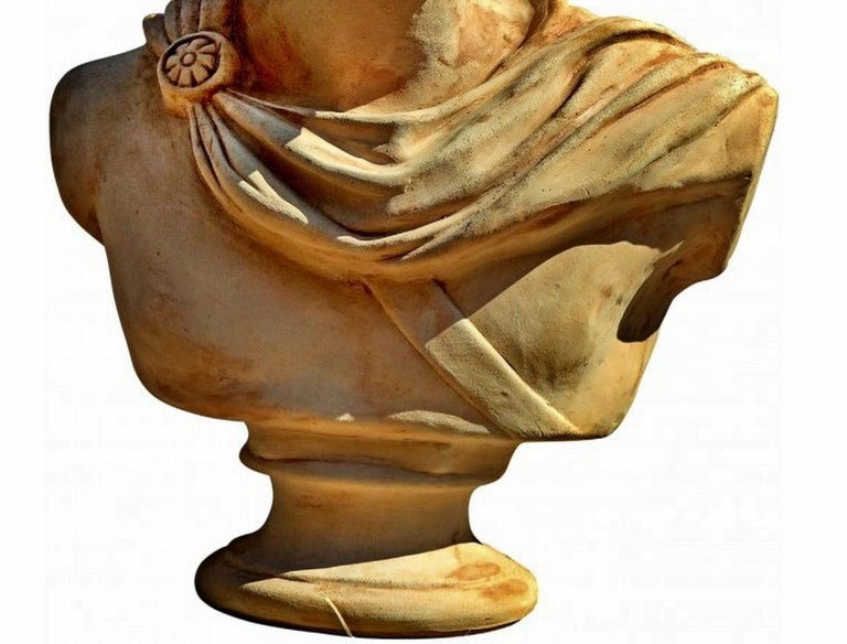 Bust of Apollo in Terracotta "Apollo Del Belvedere" - Apollo Pitico ...