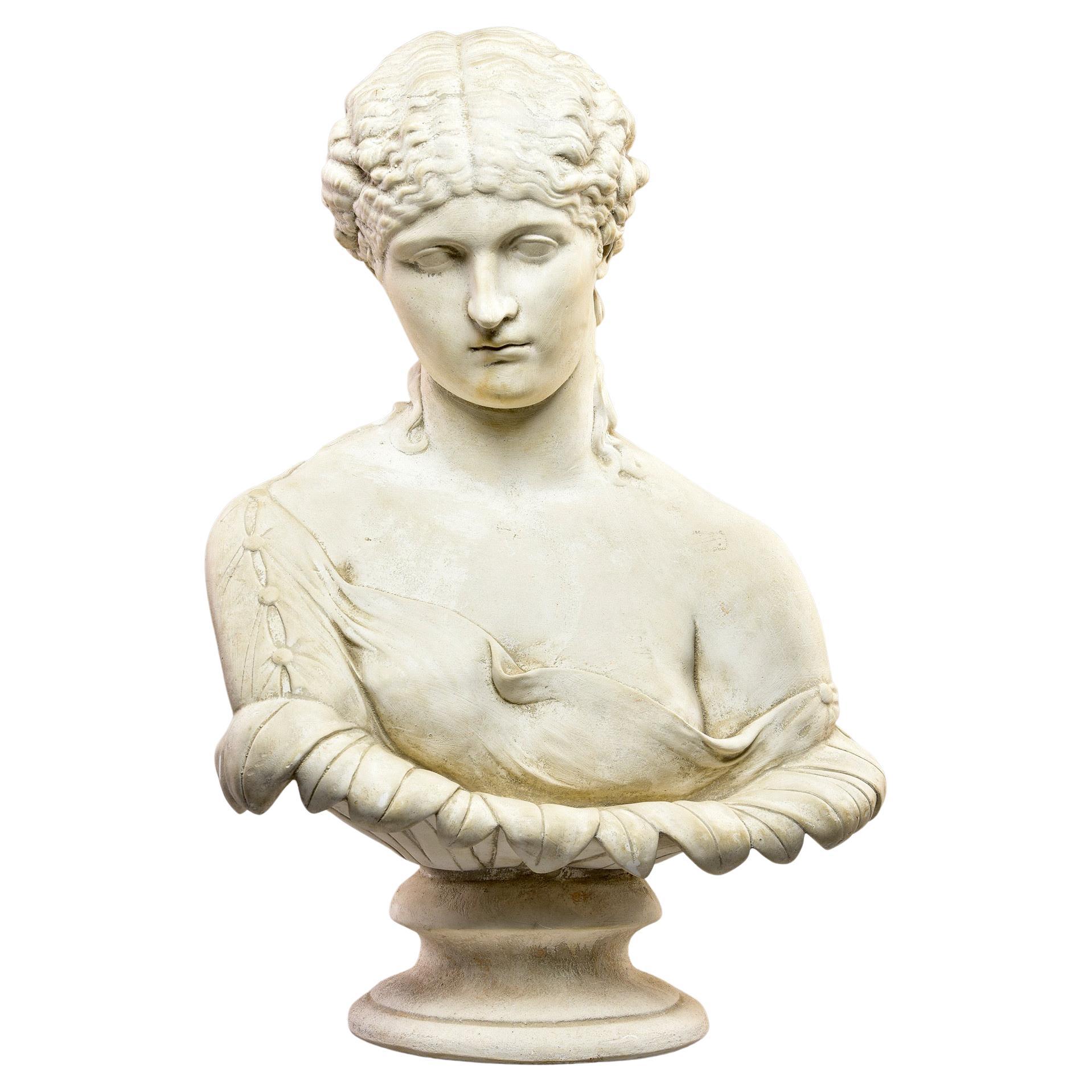 Bust of Classical Greek Female Figure For Sale at 1stDibs | greek woman ...