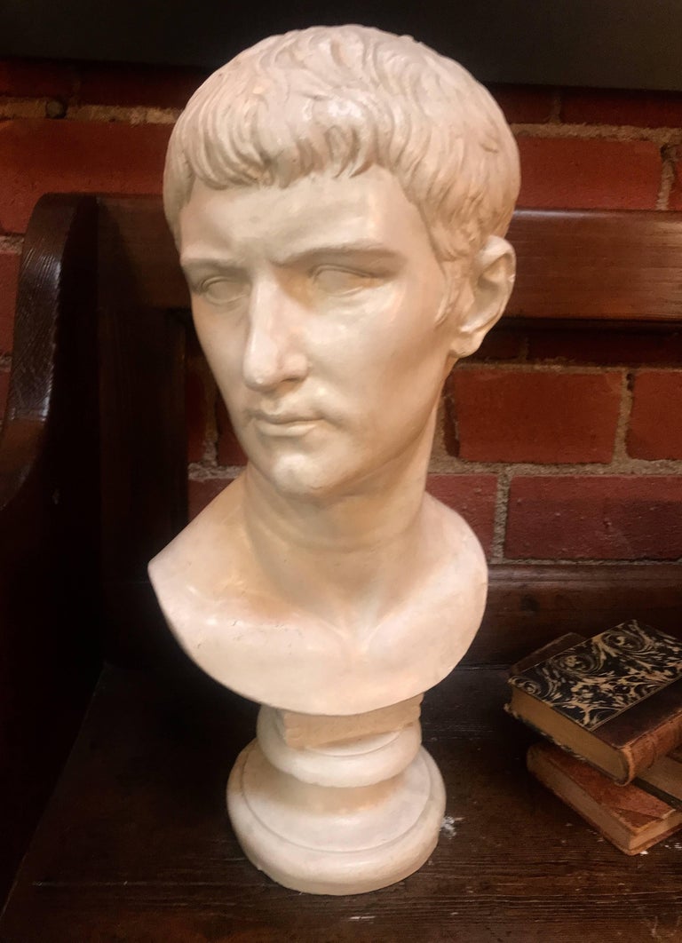 Bust of Ottaviano Augusto, Roman Emperor, Plaster Portrait, Copy in ...