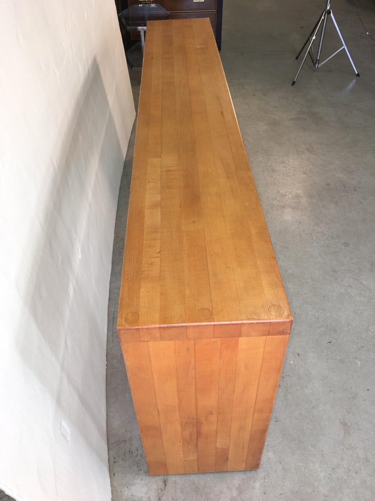 Butcher Block Parsons Console Sofa Table at 1stDibs | butcher block ...