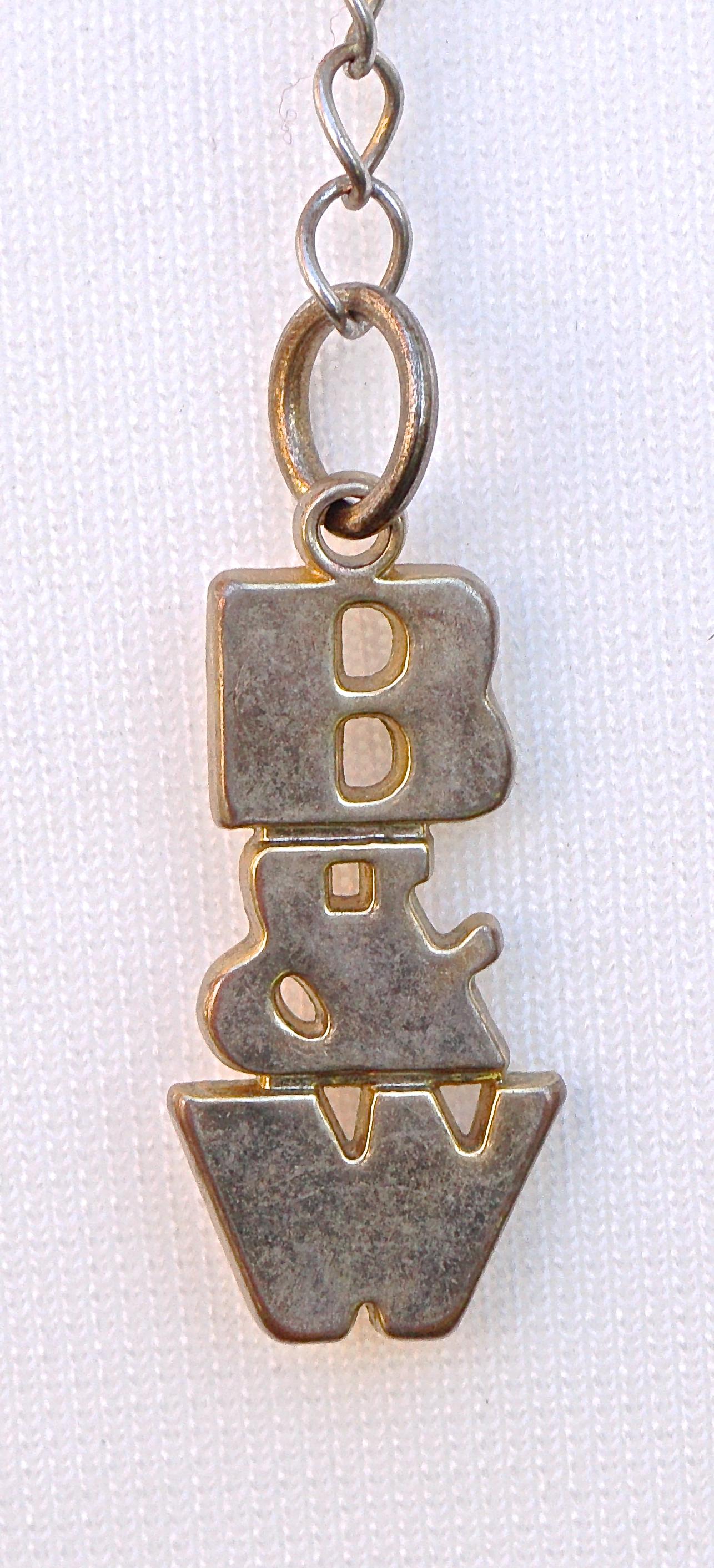 Butler and Wilson Gold Tone Necklace with Aqua Blue and Black / Gold ...