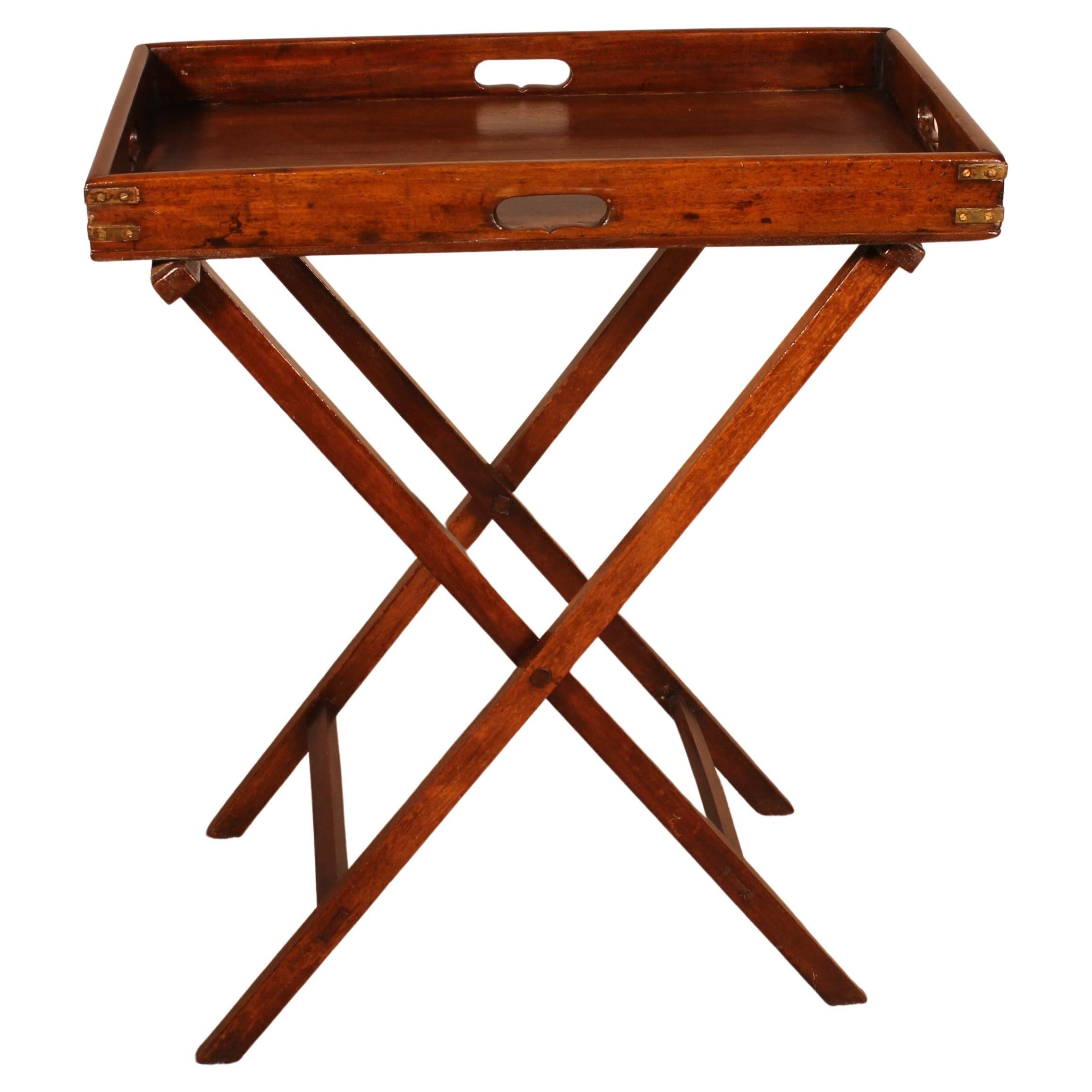 Regency Mahogany Butler's Table on Associated Stand at 1stDibs ...