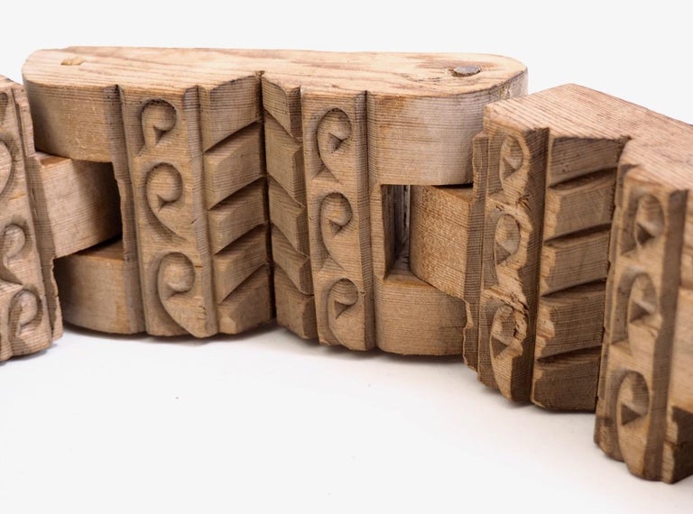 Butter Form in Wood from Varmland, Sweden, Signed “1781” For Sale at ...