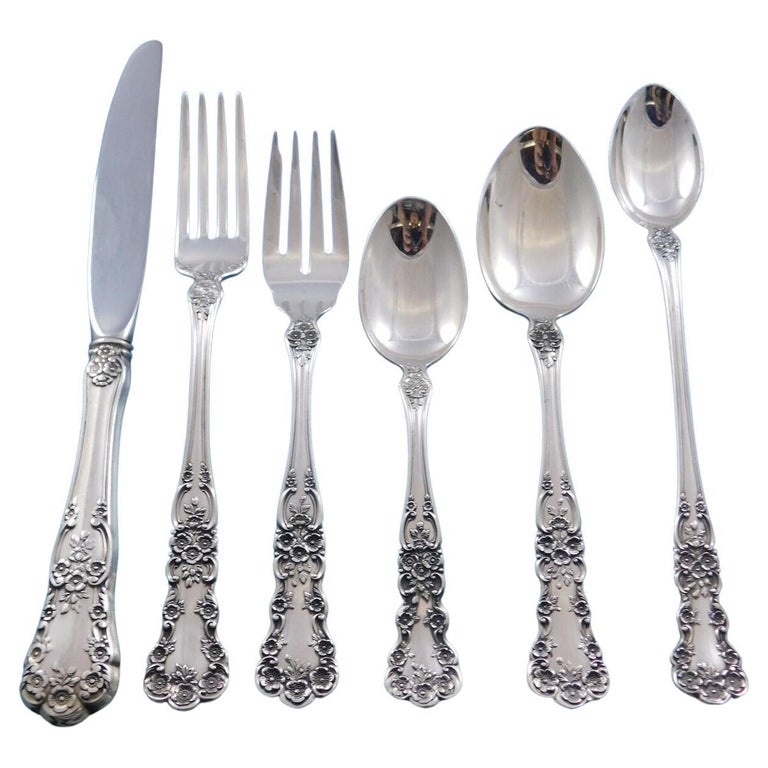 Buttercup by Gorham Sterling Silver Flatware Service Set 51 Pc Place ...