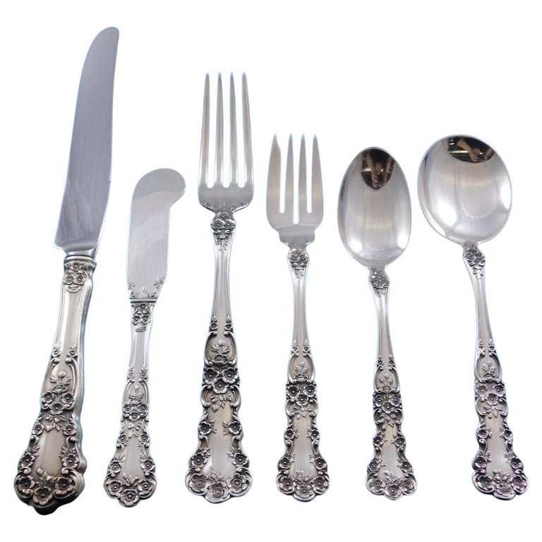 Buttercup by Gorham Sterling Silver Flatware Set for 8 Service 48 ...