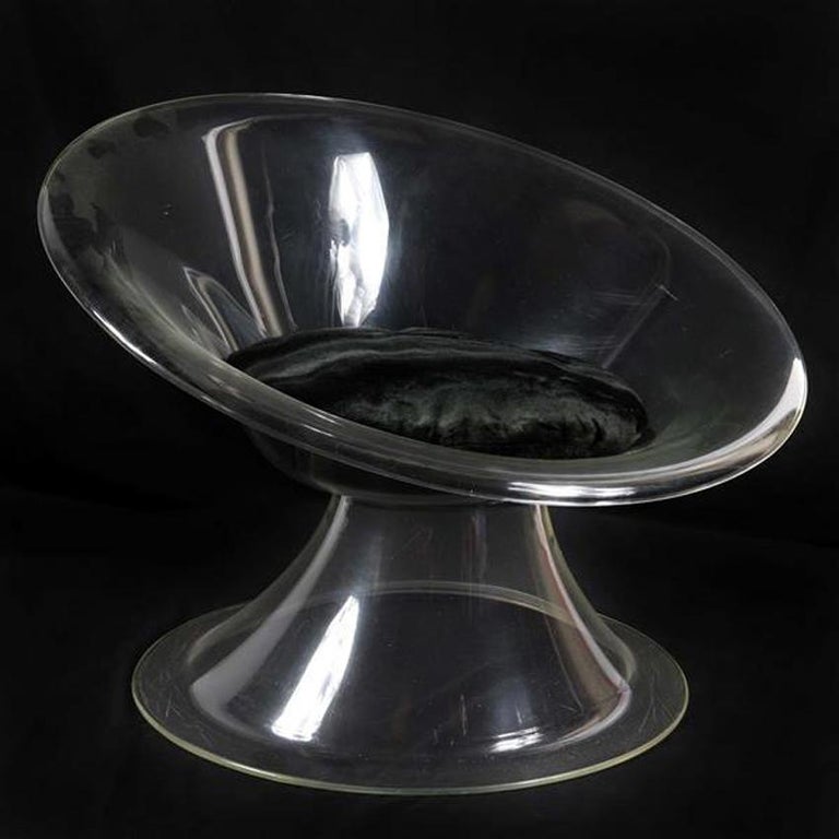 Buttercup Lucite Lounge Chair by Erwin and Estelle Laverne For Sale at ...