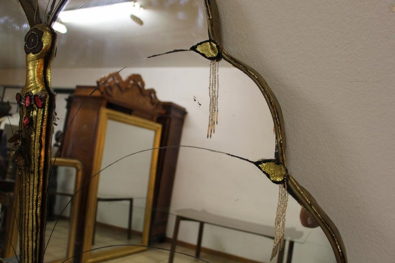 Butterfly Shaped Mirror at 1stDibs | vintage butterfly mirror, art deco ...