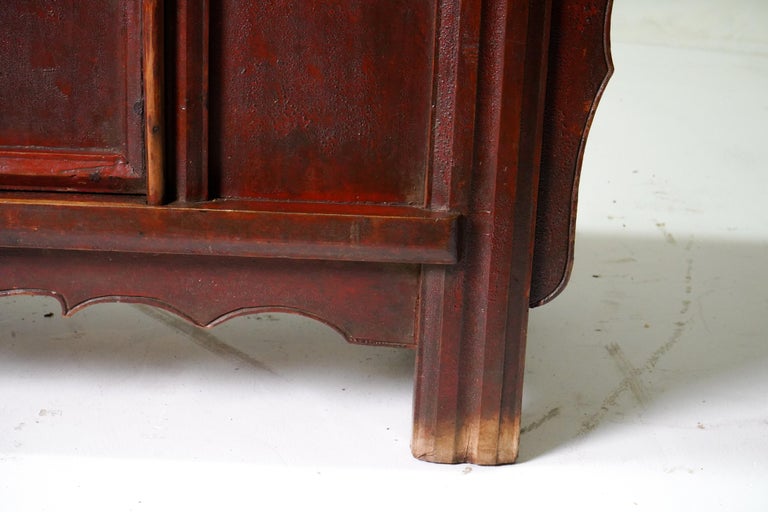 Butterfly Style Storage Chest with 2 Drawers, Original Patina For Sale ...