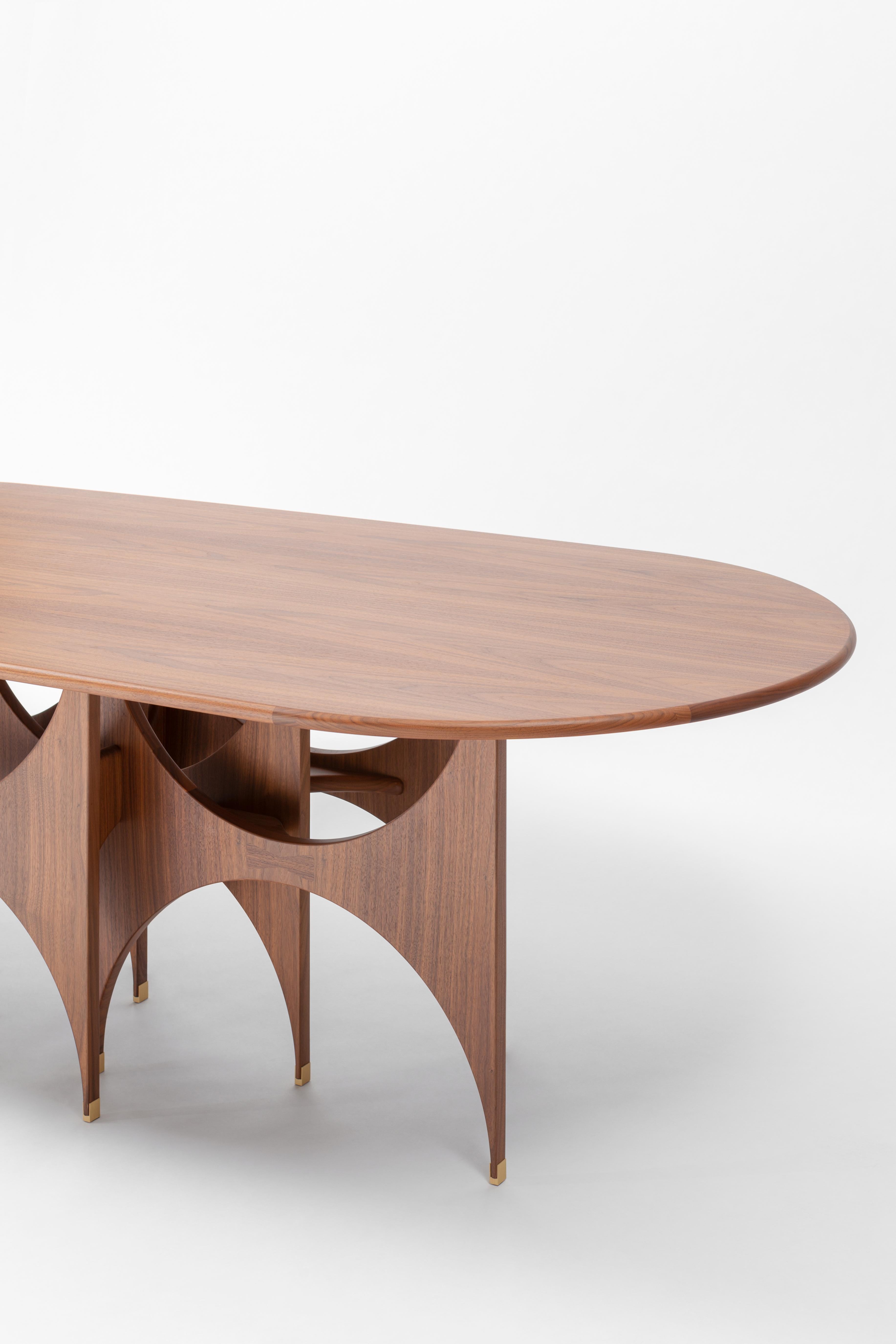 Butterfly Walnut Oblong Table by SEM For Sale at 1stDibs | oblong ...