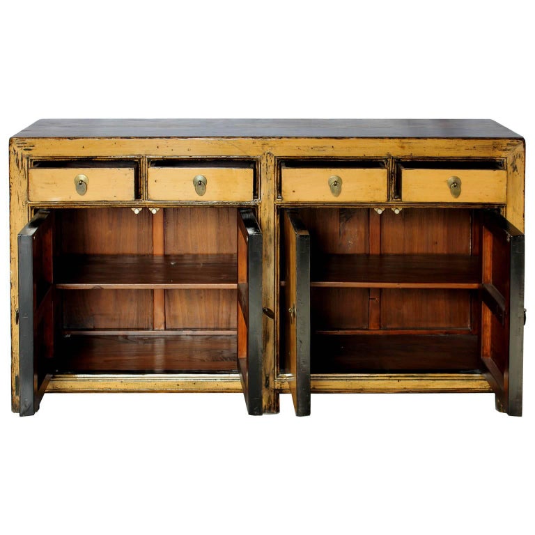 Butterscotch Yellow Sideboard at 1stDibs