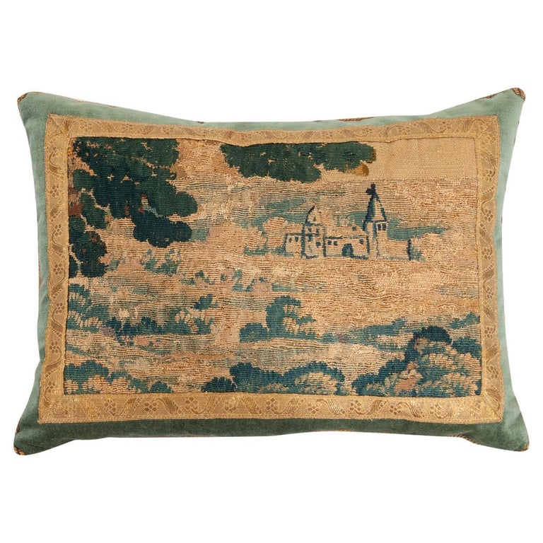 B.Viz Antique Textile Pillow at 1stDibs
