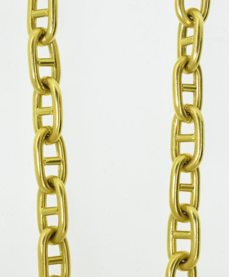 Bvlgari 18K Mariner's Long Vintage Chain. at 1stDibs