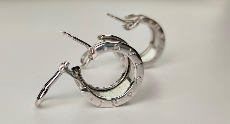 Bvlgari Bzero White Gold Earrings For Sale at 1stDibs