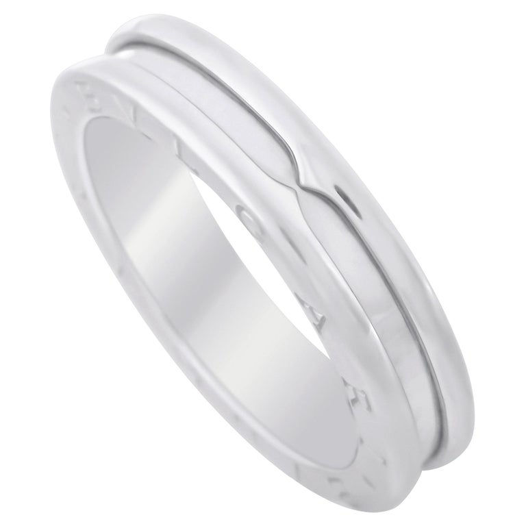 Bvlgari B.Zero1 18 Karat White Gold Ring at 1stDibs