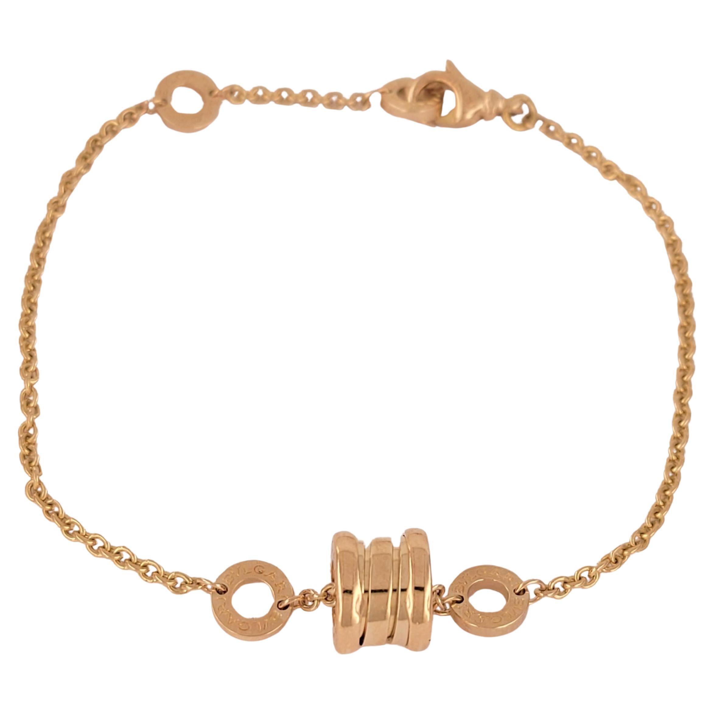 Bvlgari B.zero1 18K Gold Bracelet For Sale at 1stDibs