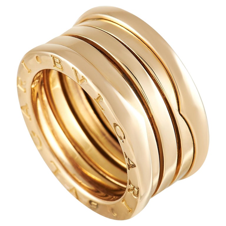 Bvlgari B.Zero1 18K Yellow Gold Ring at 1stDibs