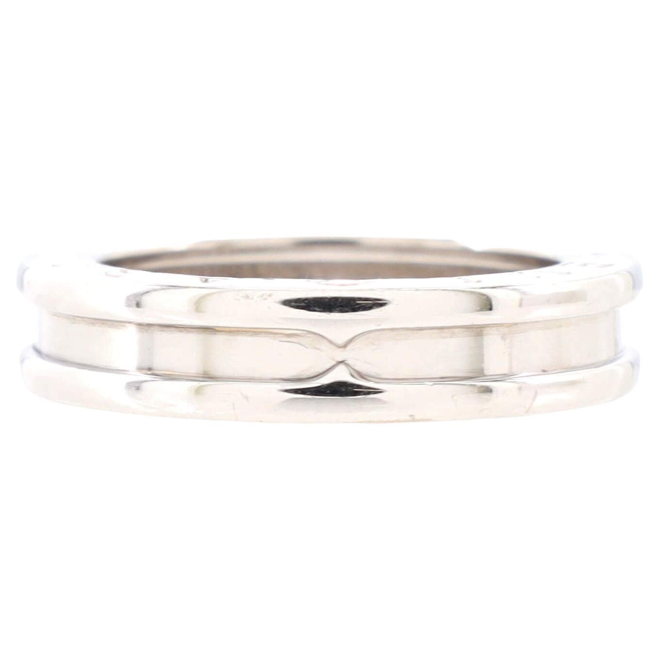 Bvlgari B.Zero1 18 Karat White Gold Diamond Ring For Sale at 1stDibs ...